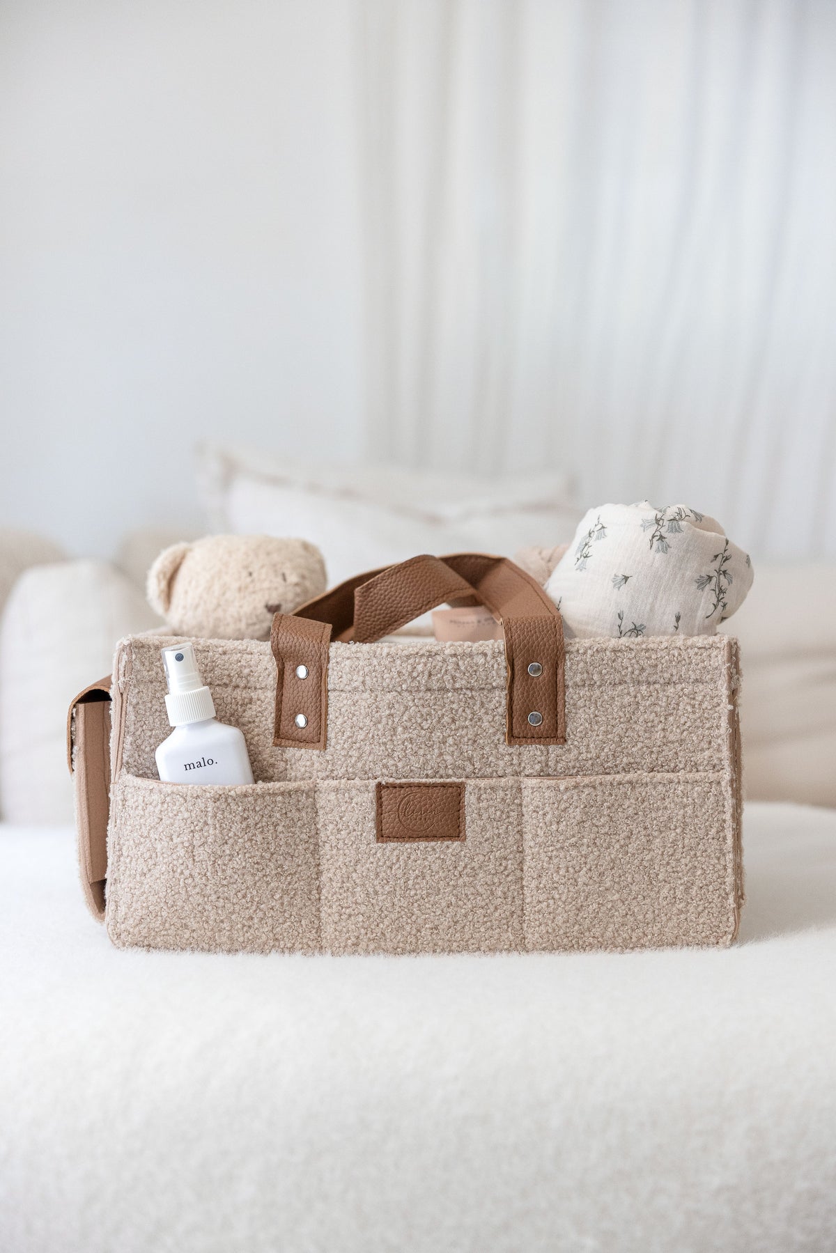 Nappy Caddy – Linen Label