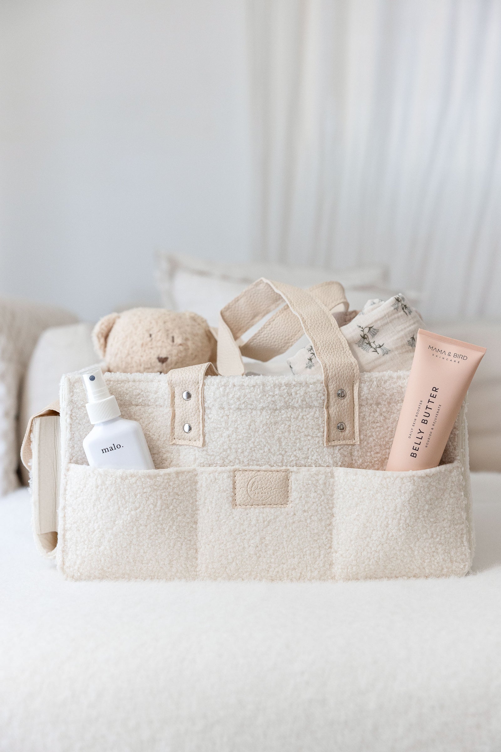 Nappy Caddy – Linen Label